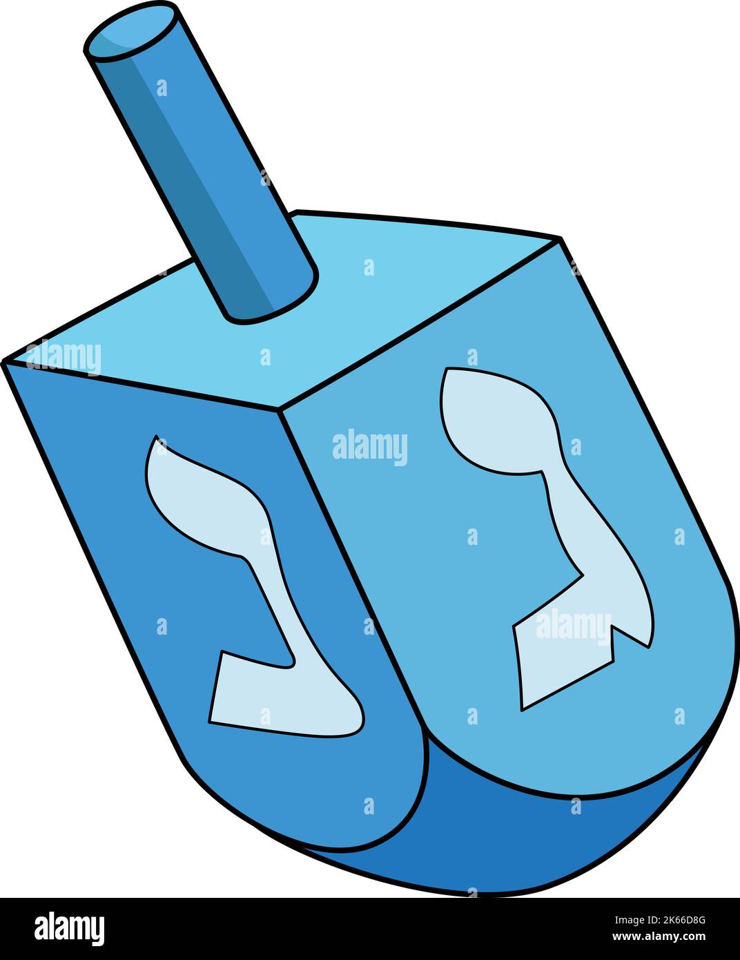 Hanukkah Dreidel Cartoon Colored Clipart Stock Vector Image & Art - Alamy