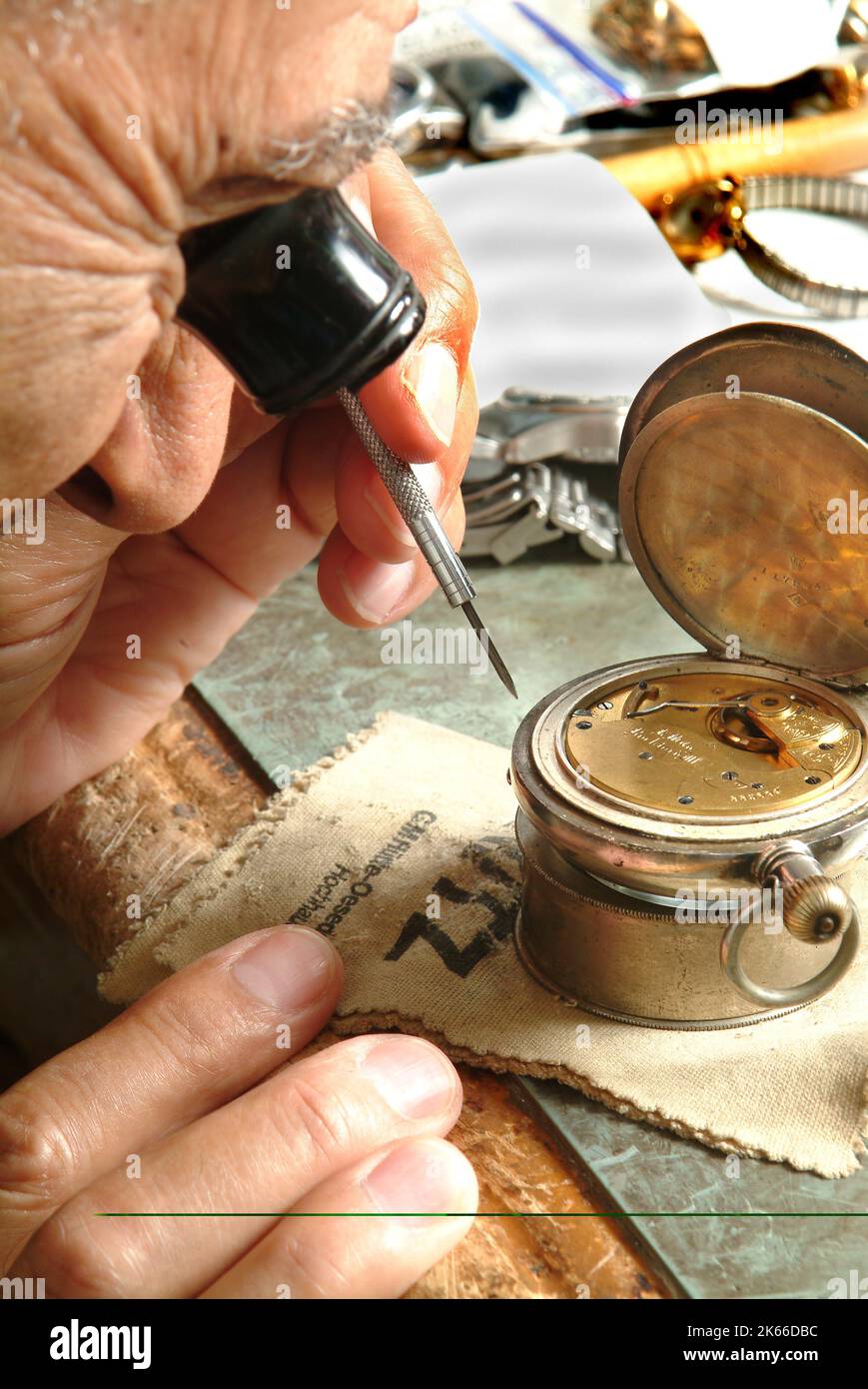 Precision Instrument, Equipment Repairer Stock Photo - Alamy