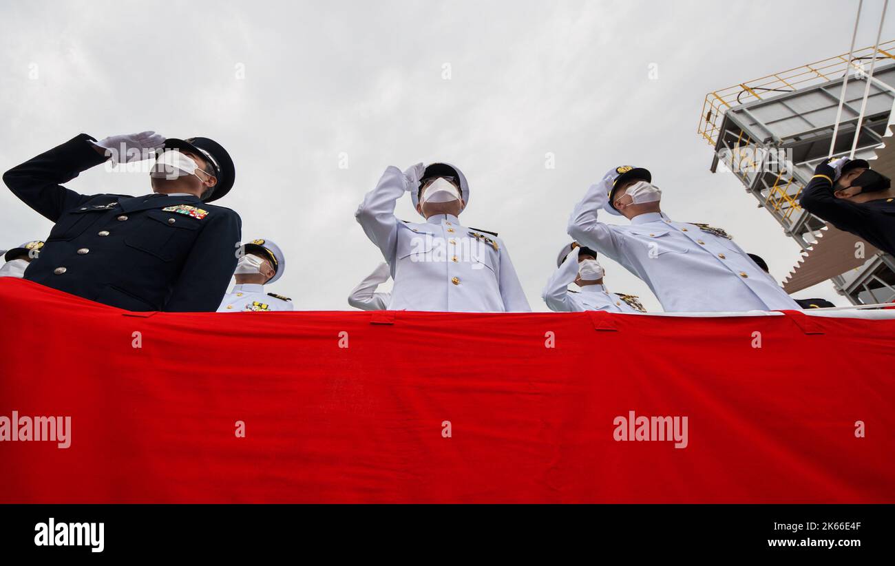 Kobe, Japan. 12th Oct, 2022. Japan Maritime Self?Defense Force's ...