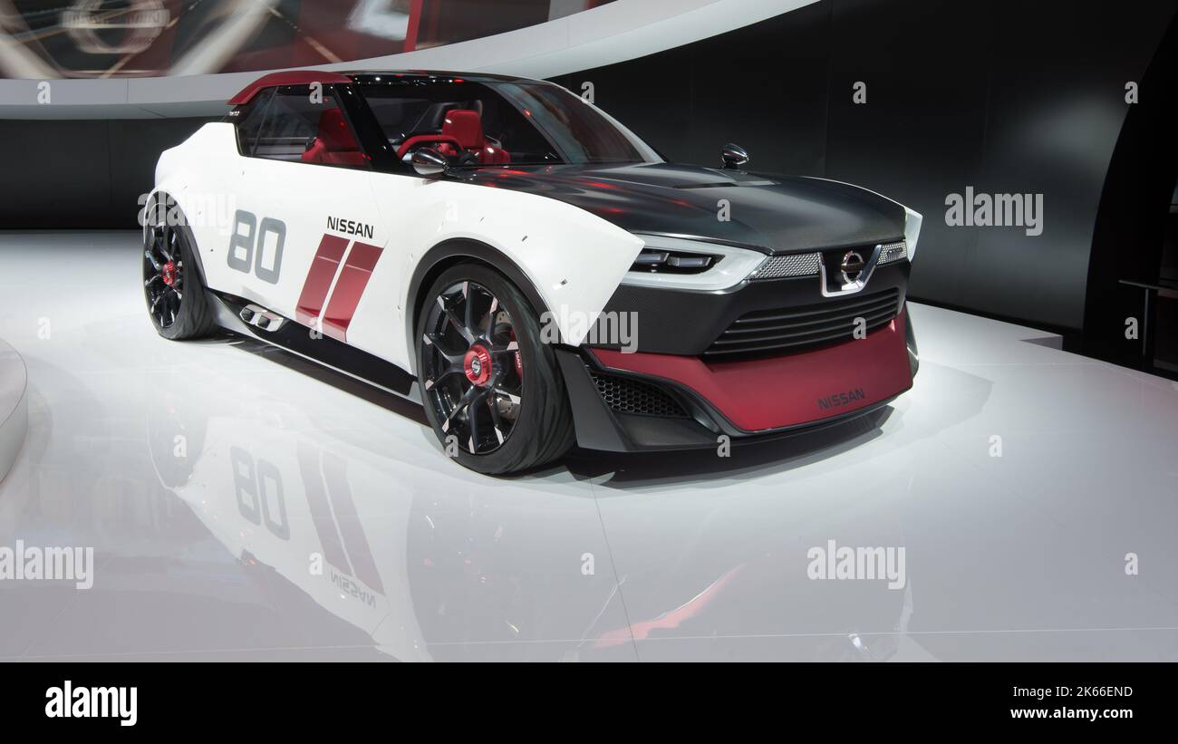 DETROIT, MI/USA - JANUARY 15: A Nissan IDX Nismo concept car at the ...