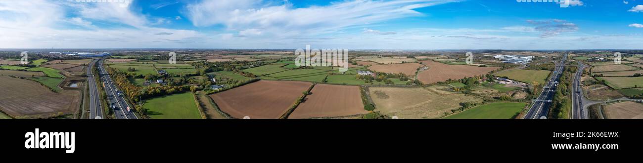 Best Aerial View of British Roads and Traffic, Drone's Camera Footage ...