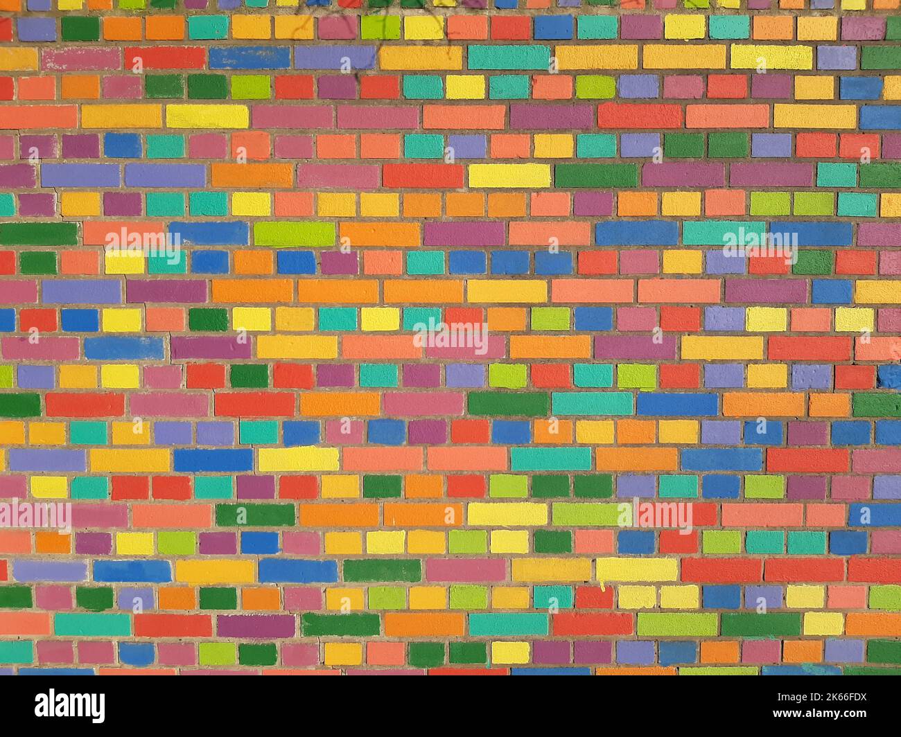 brick wall made of coloured stones , Germany Stock Photo - Alamy