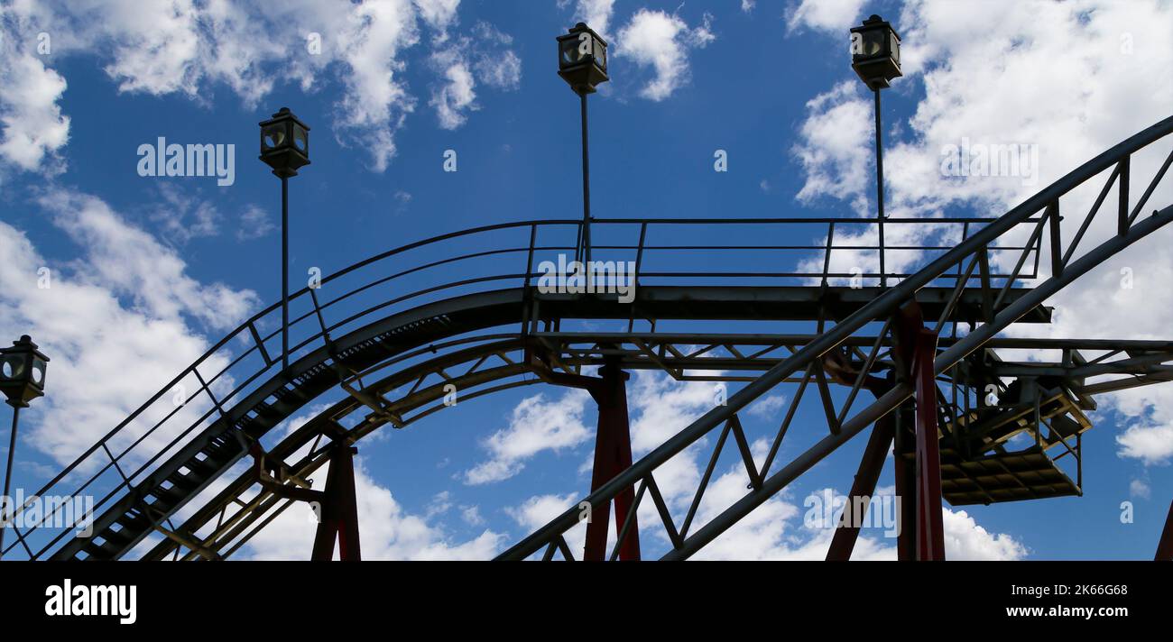 Switchback roller coaster hi-res stock photography and images - Alamy