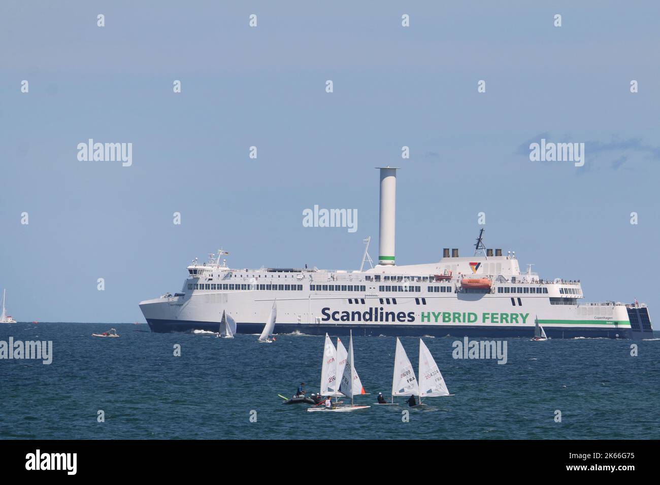 Hybrid ferry on the Baltic Sea Stock Photo - Alamy