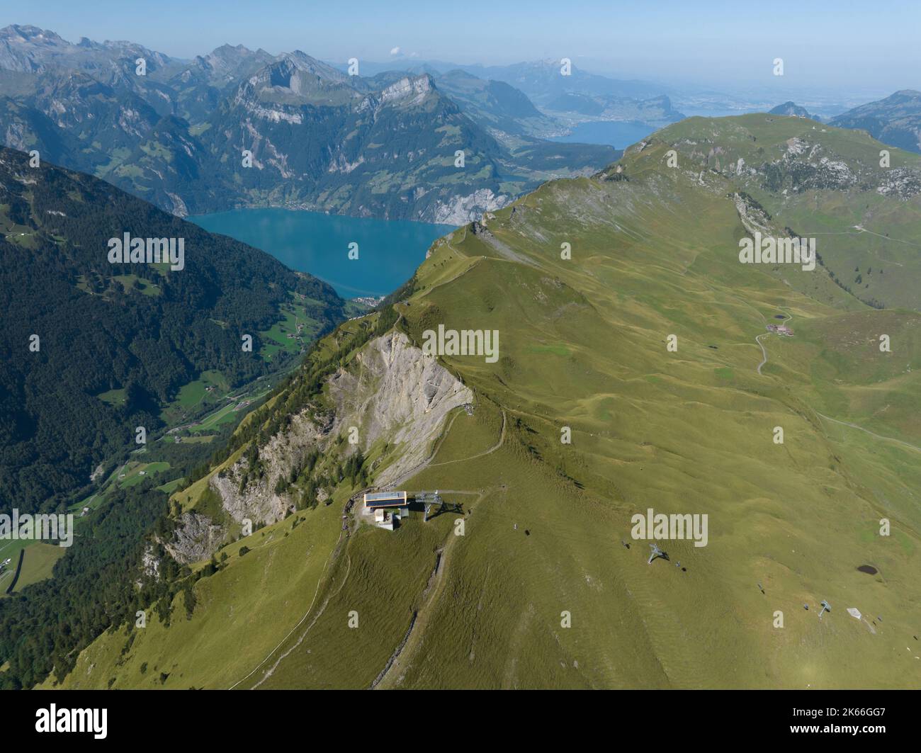 Brunnen switzerland aerial hi-res stock photography and images - Alamy