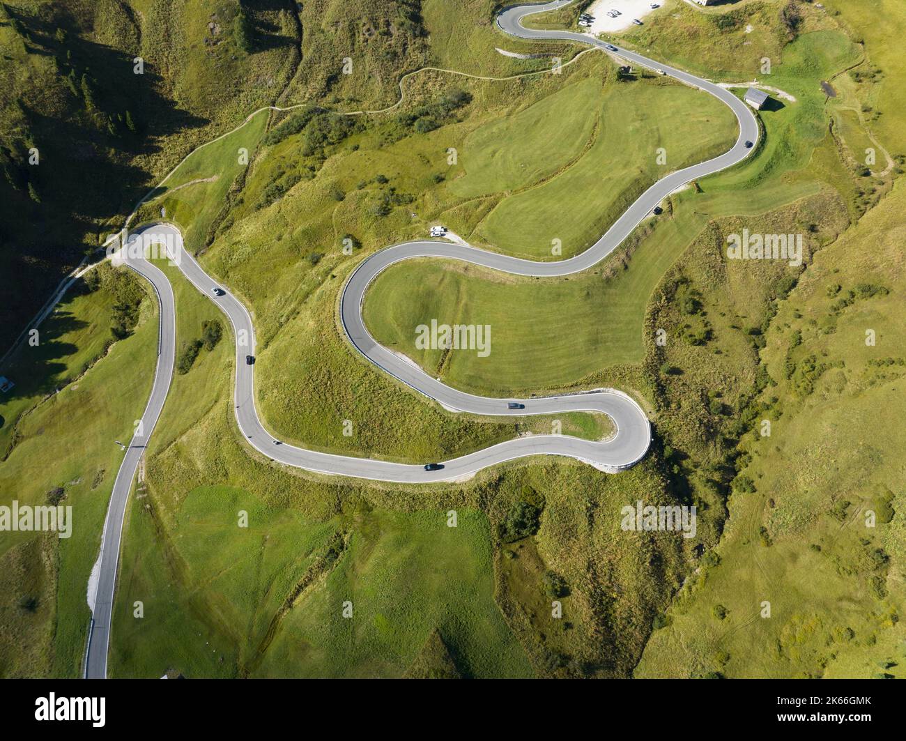 Dolomites road switchback hi-res stock photography and images - Alamy