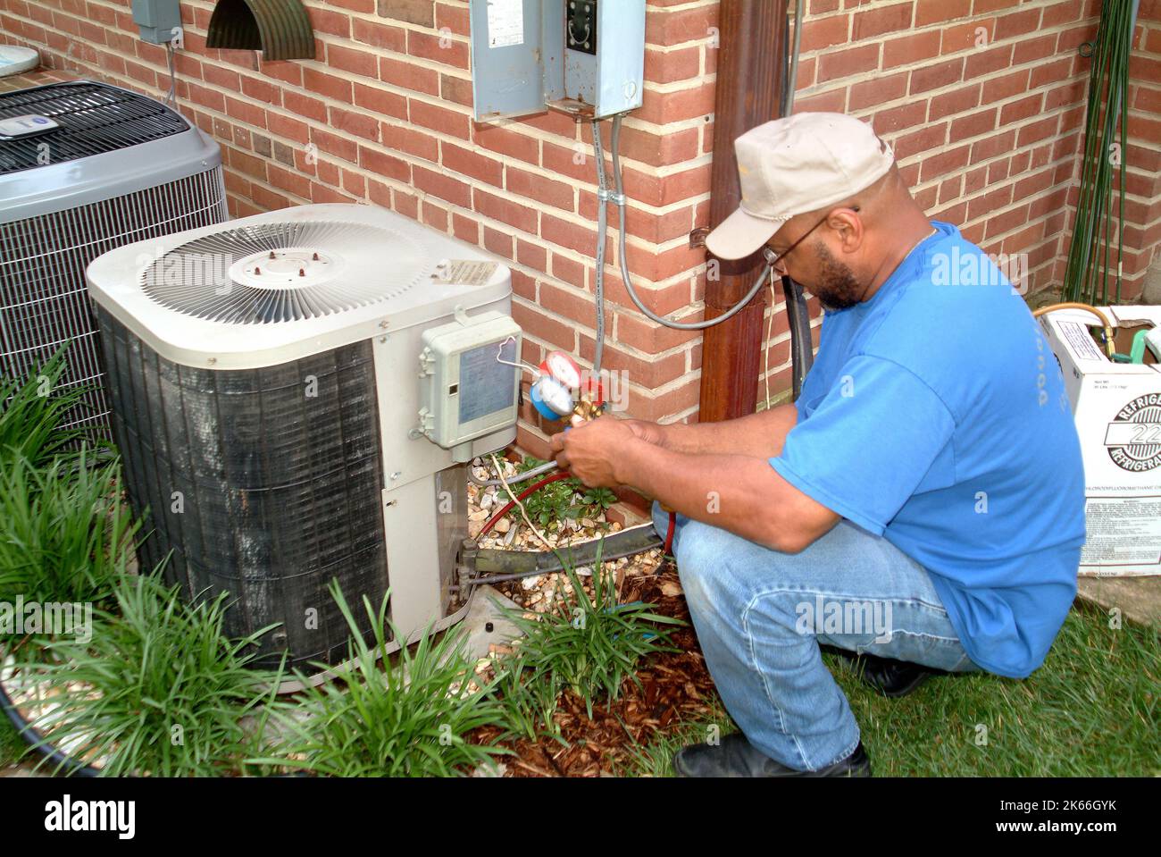 Heating systems repair hi-res stock photography and images - Alamy