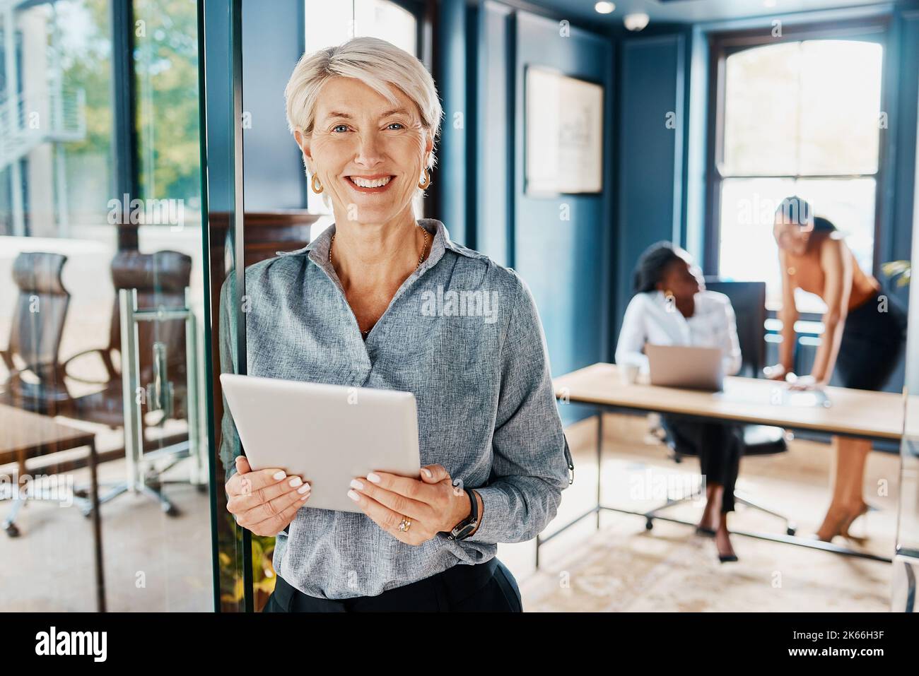 I dont know where wed be without technology. Cropped portrait of an ...