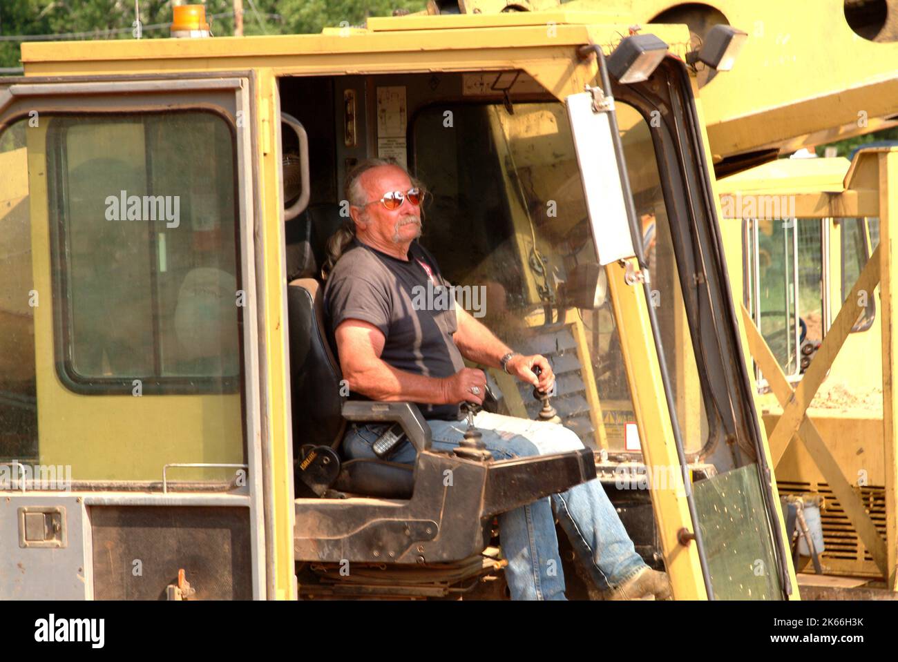 Construction Equipment Operator Stock Photo - Alamy