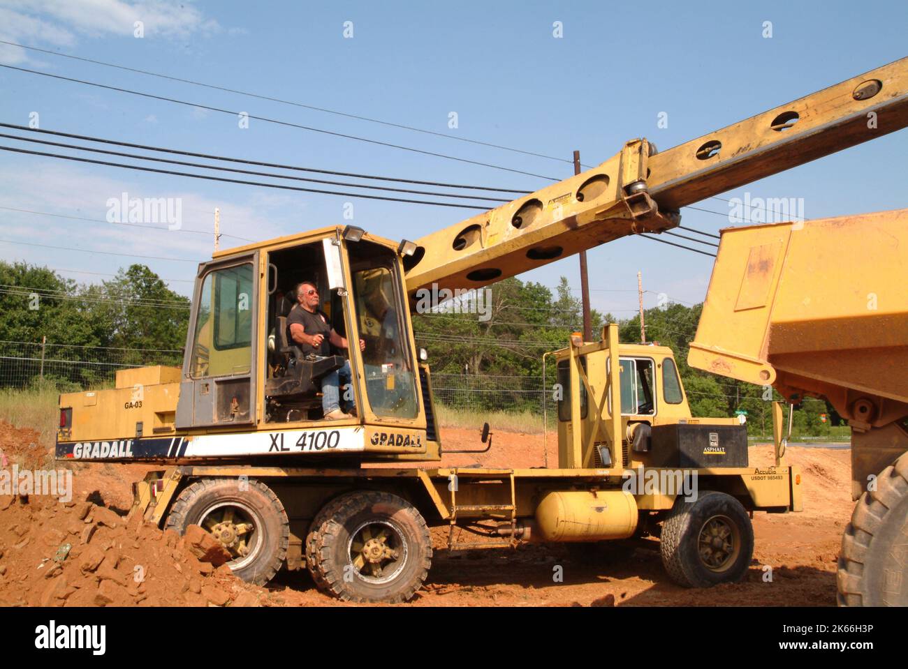 Construction Equipment Operator Stock Photo - Alamy