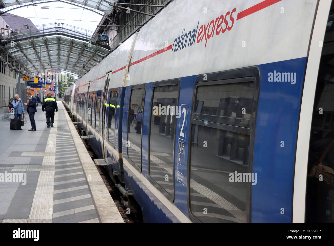 Bombardier Talent railcar of National Express at the main station ...