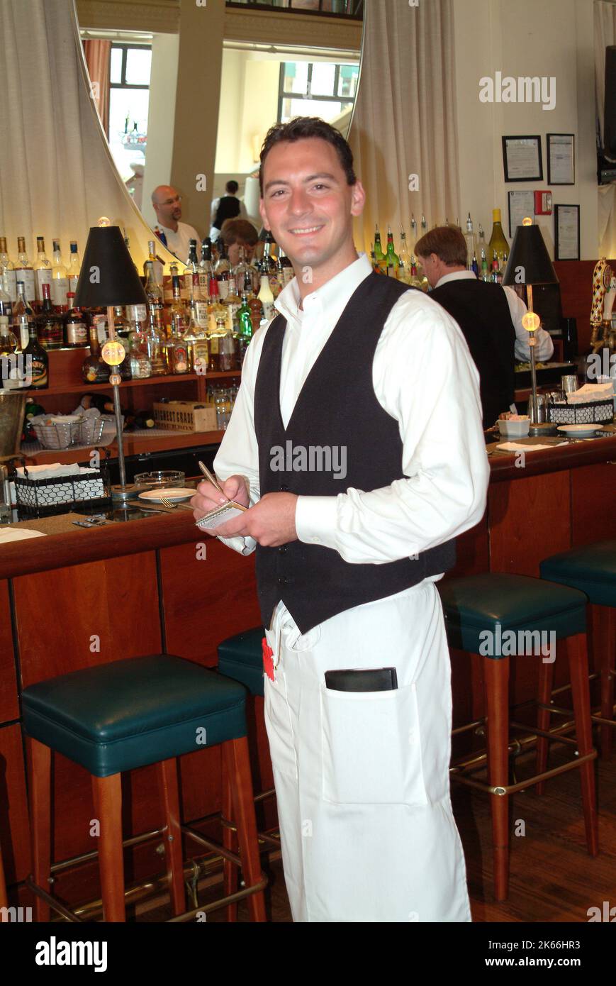 Food and Beverage Server Stock Photo - Alamy