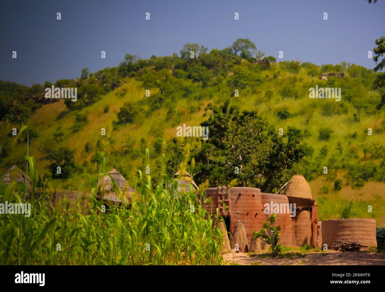 Traditional Tammari people village of Tamberma at Koutammakou, the Land ...