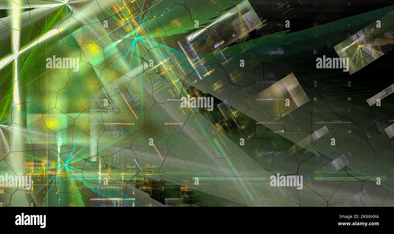 Three-dimensional 3D fractal texture. Computer generated abstract ...