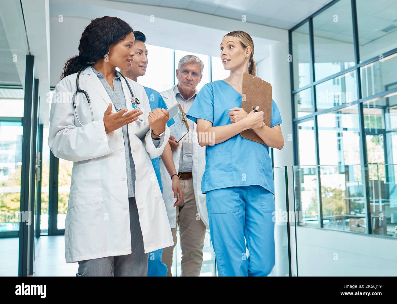 Healthcare is their true passion. a group of doctors having a ...