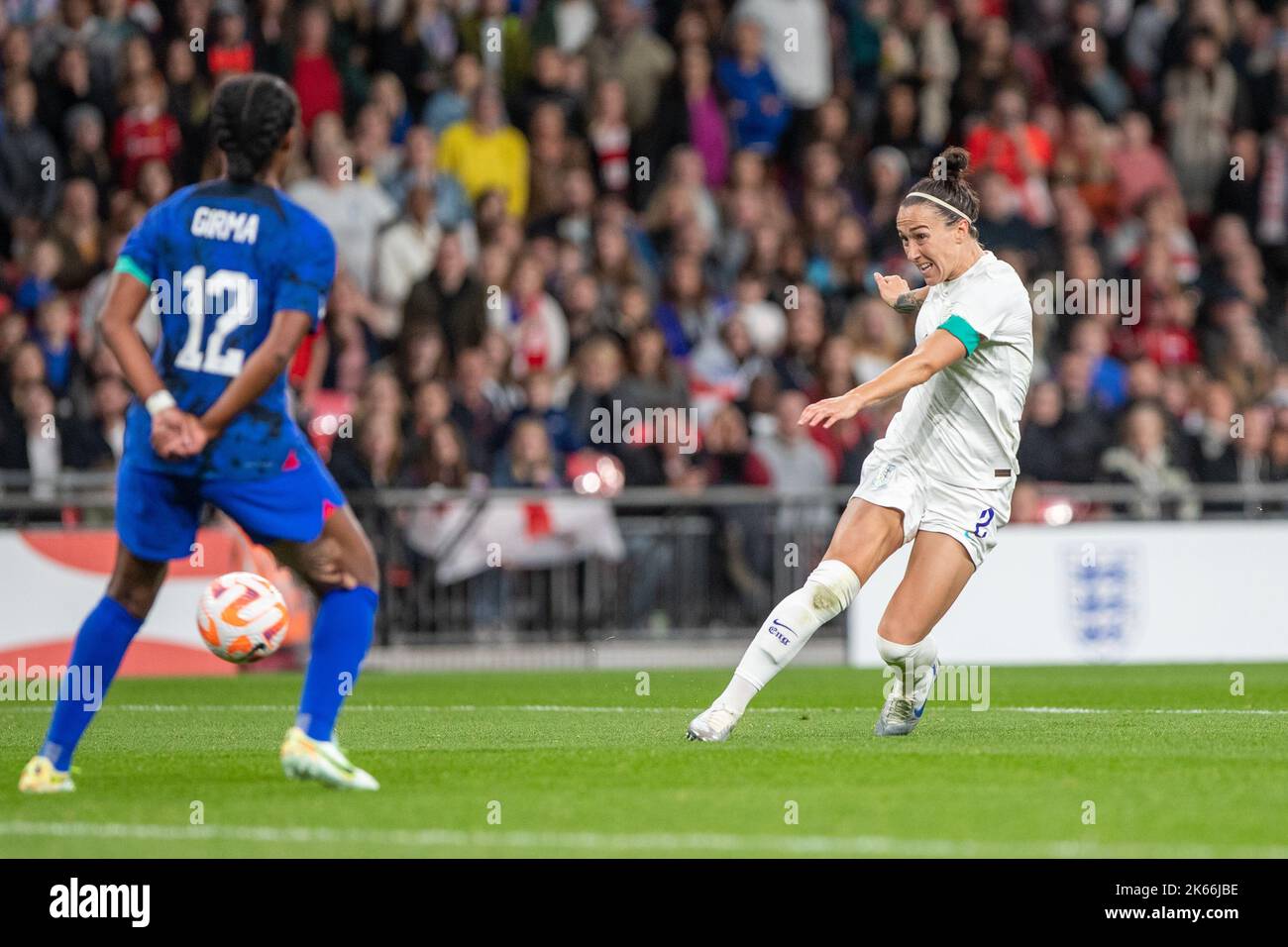 Friday, 7th October 2022. Lucy Bronze. England vs USA. International ...