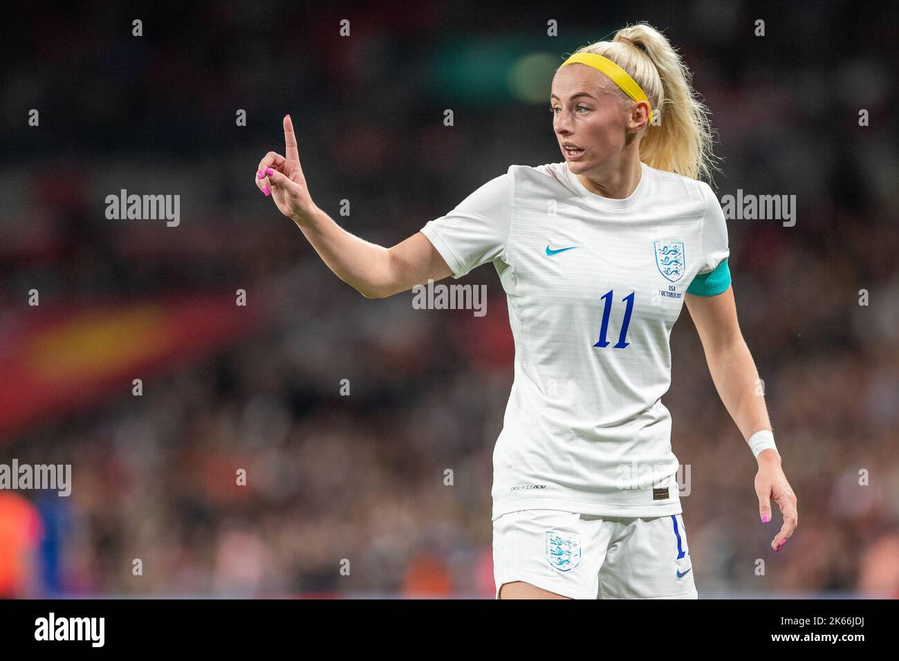 Friday, 7th October 2022. Chloe Kelly. England vs USA. International ...