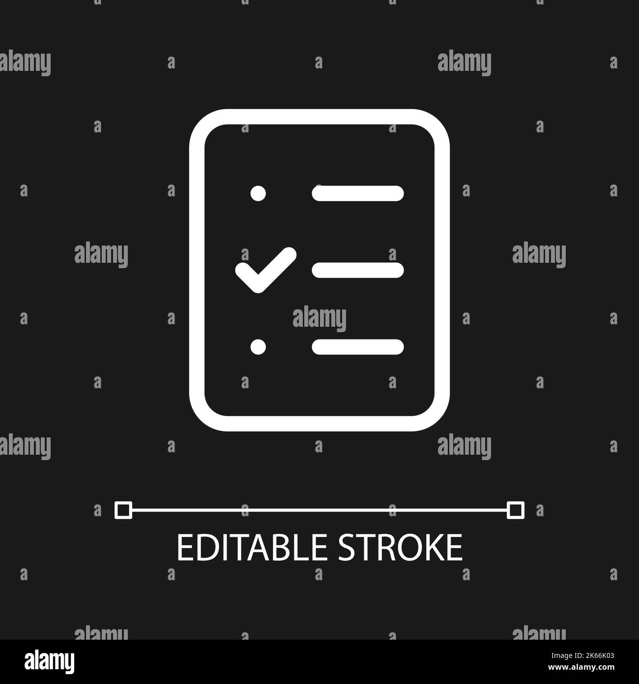 Survey pixel perfect white linear ui icon for dark theme Stock Vector ... Survey pixel perfect white linear ui icon for dark theme Stock Vector ...