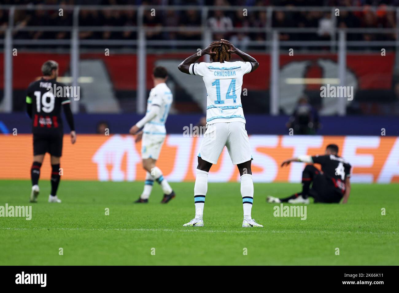 Trevoh Chalobah of Chelsea Fc looks dejected during the UEFA Champions ...