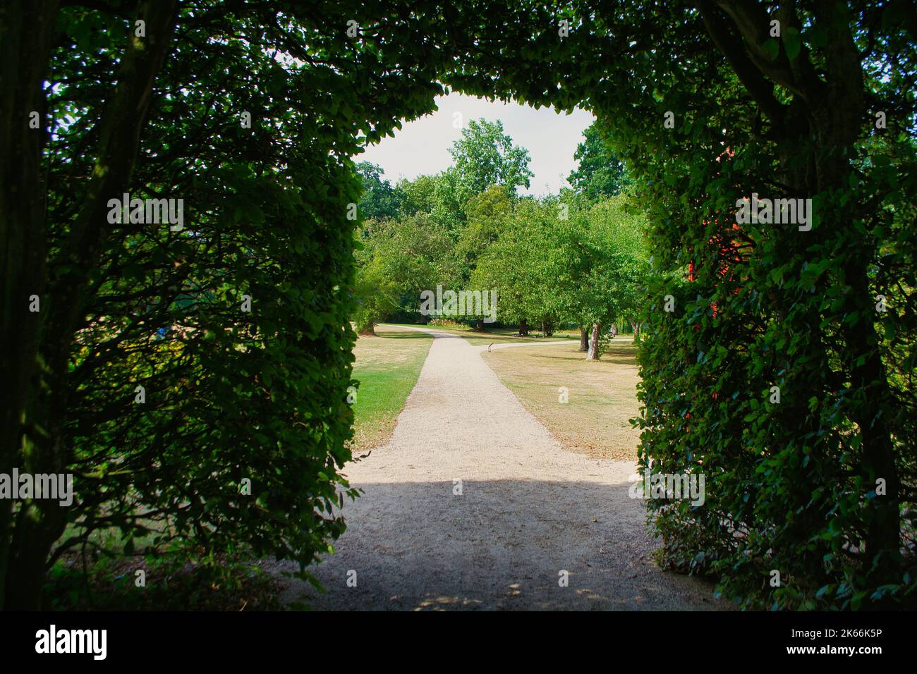 Grasten Slot - Gravenstein Castle in Denmark on a bright summer day ...