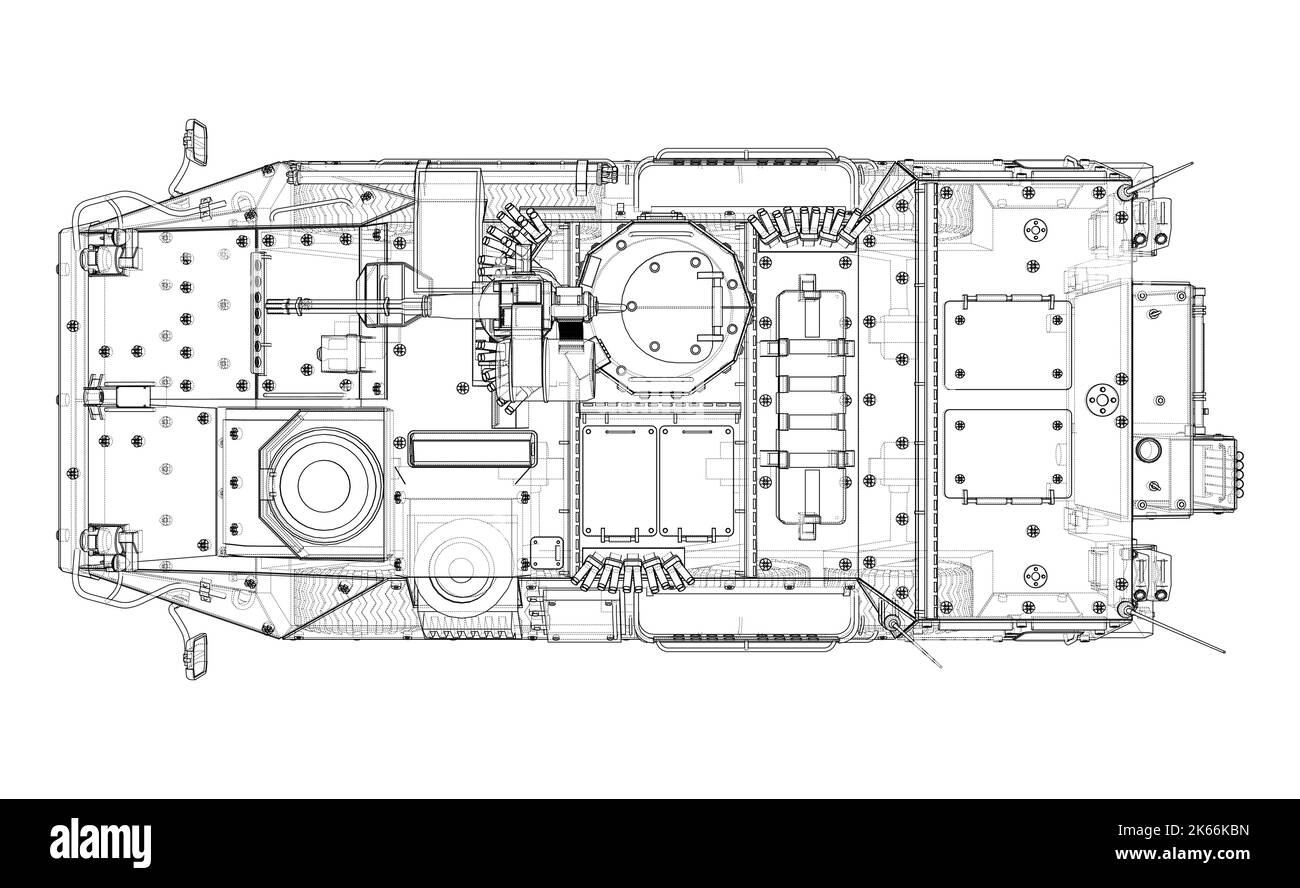 Armored personnel carrier. Vector Stock Vector Image & Art - Alamy
