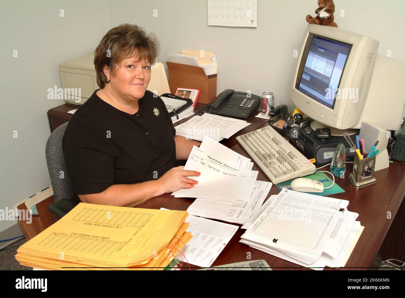 Payroll and Timekeeping Stock Photo - Alamy