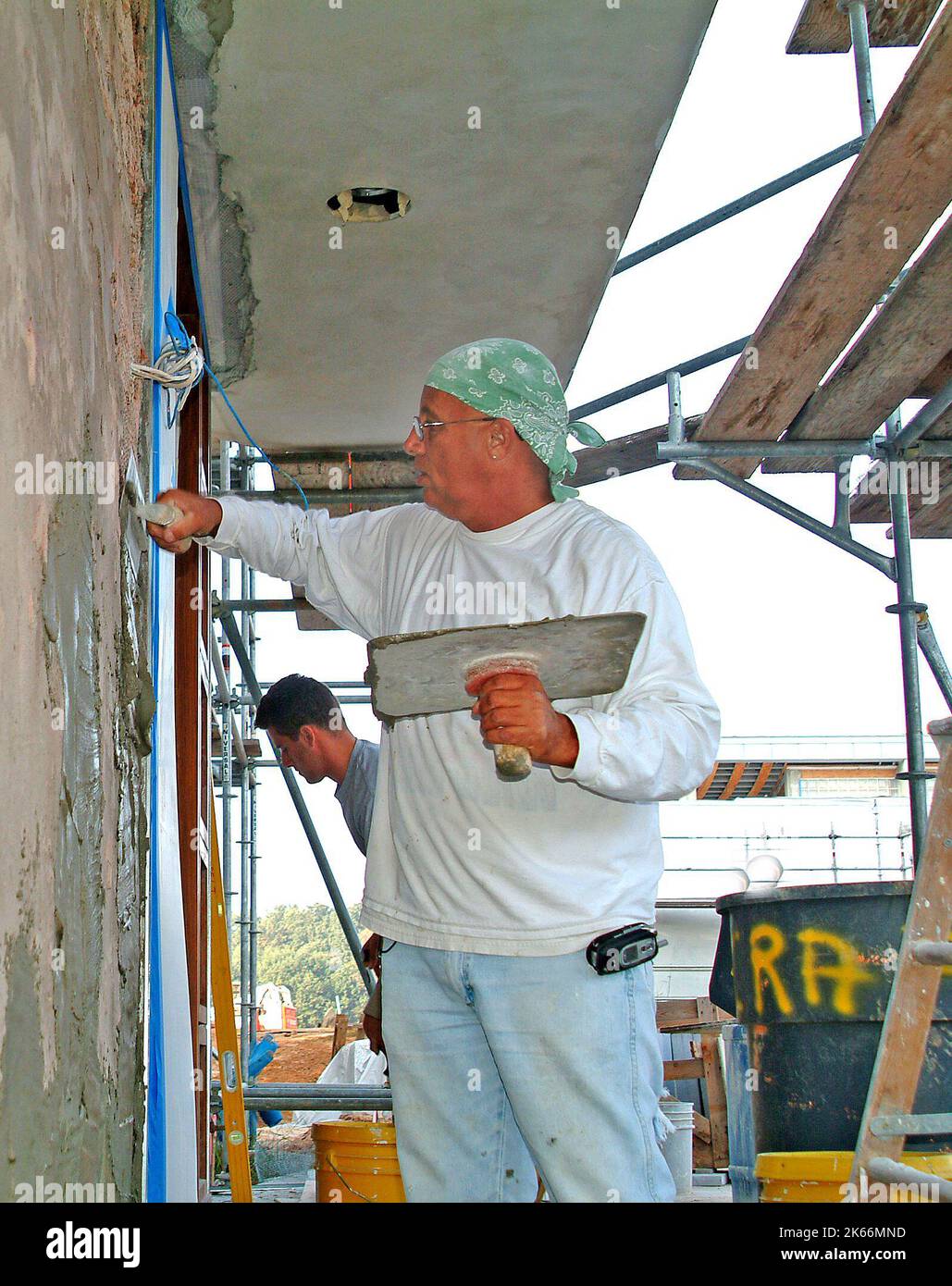 Plaster and Stucco Mason Stock Photo - Alamy