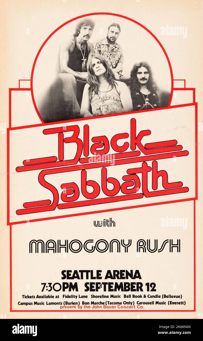 Black Sabbath 1974 Tour