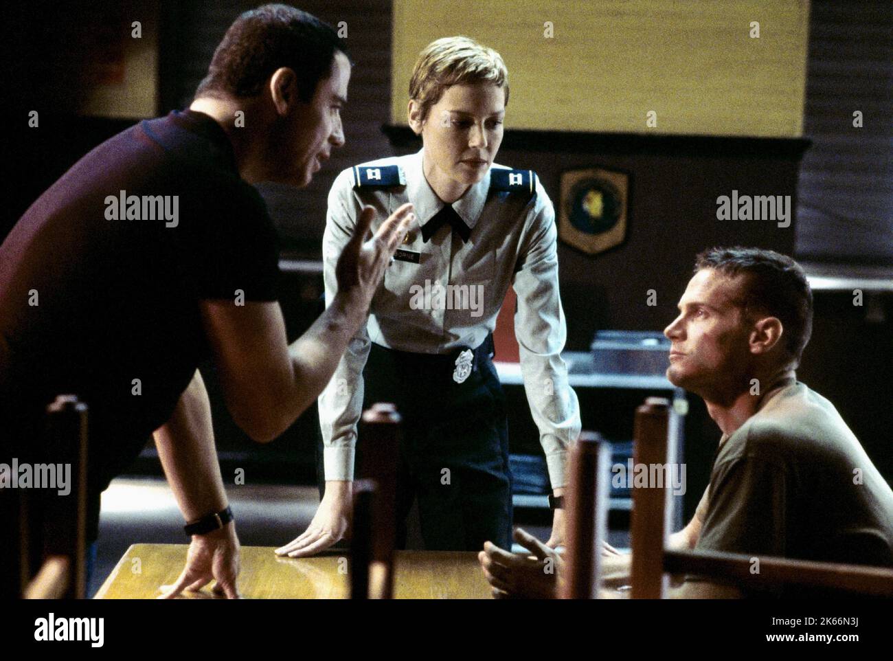 JOHN TRAVOLTA, CONNIE NIELSEN, BRIAN VAN HOLT, BASIC, 2003 Stock Photo ...