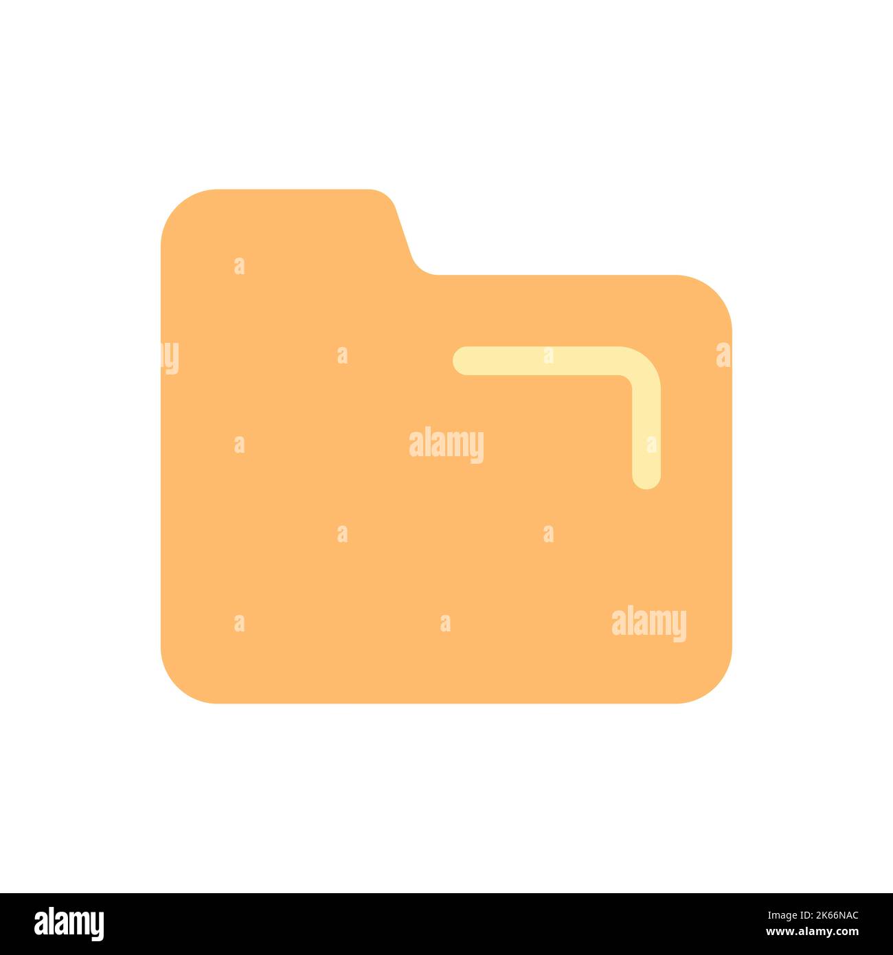 Folder pixel perfect flat gradient color ui icon Stock Vector Image & Art - Alamy