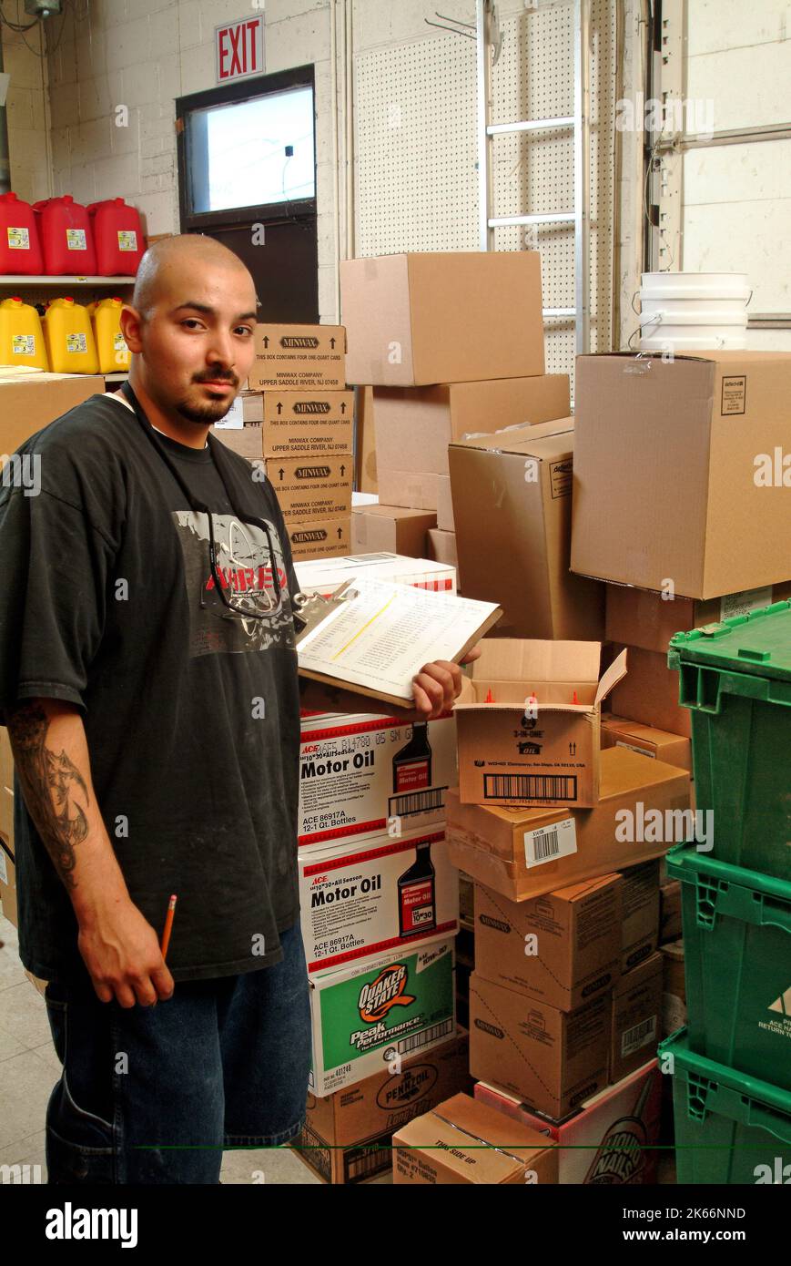 Stock Clerk and Order Fillers Stock Photo - Alamy