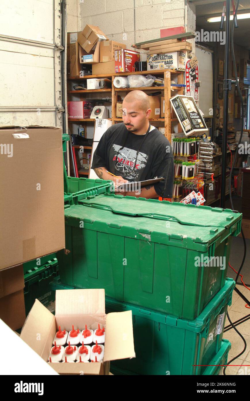 Stock Clerk and Order Fillers Stock Photo - Alamy