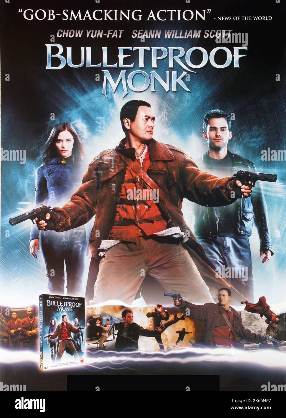 JAIME KING, CHOW YUN-FAT, SEANN WILLIAM SCOTT POSTER, BULLETPROOF MONK ...