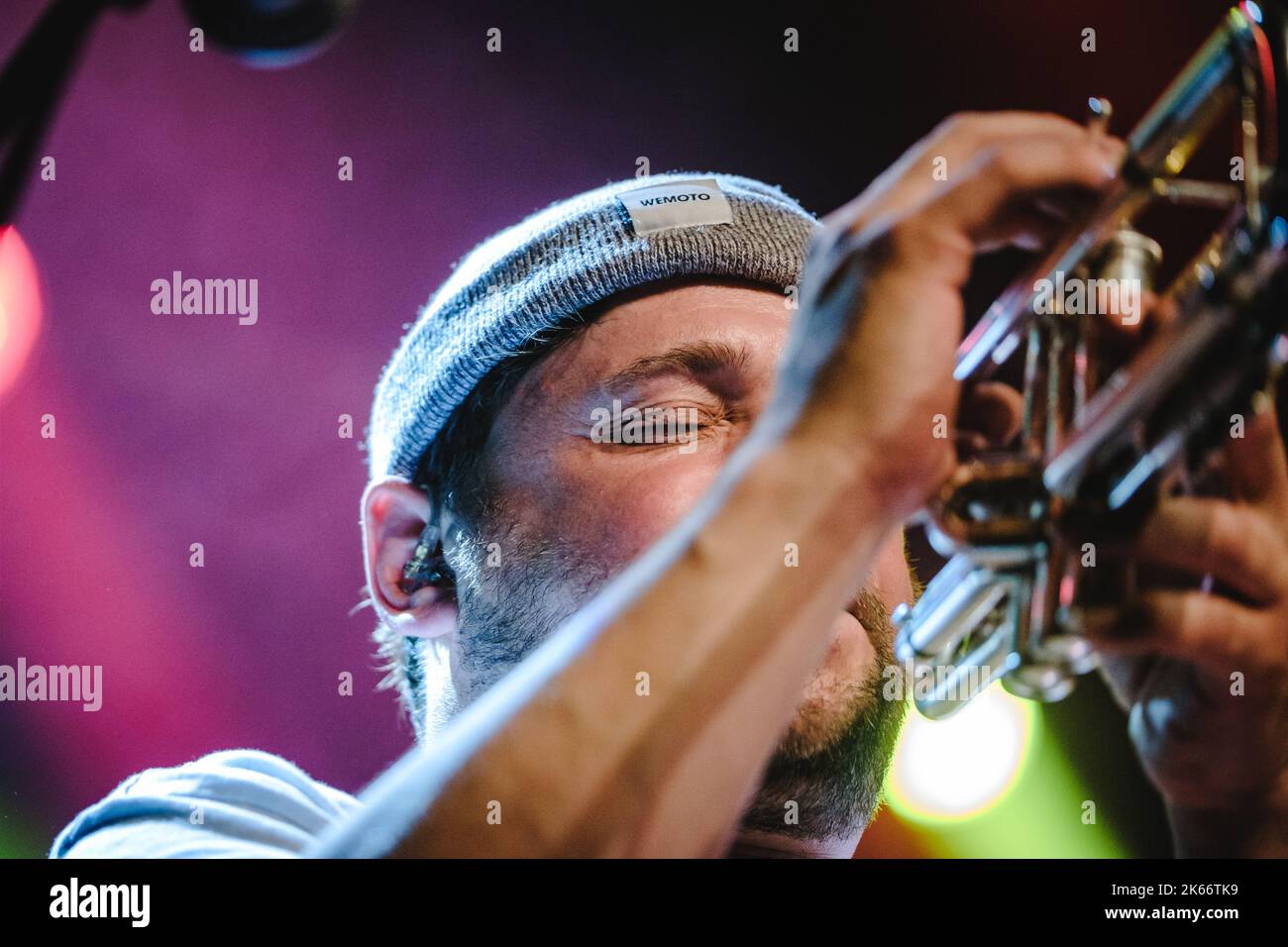 Bern, Switzerland. 11th Oct, 2022. The international funk band Lettuce ...