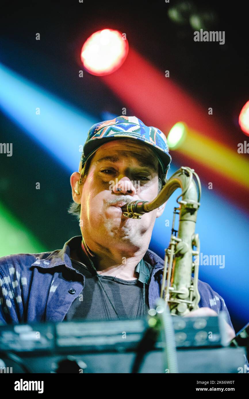 Bern, Switzerland. 11th Oct, 2022. The international funk band Lettuce ...