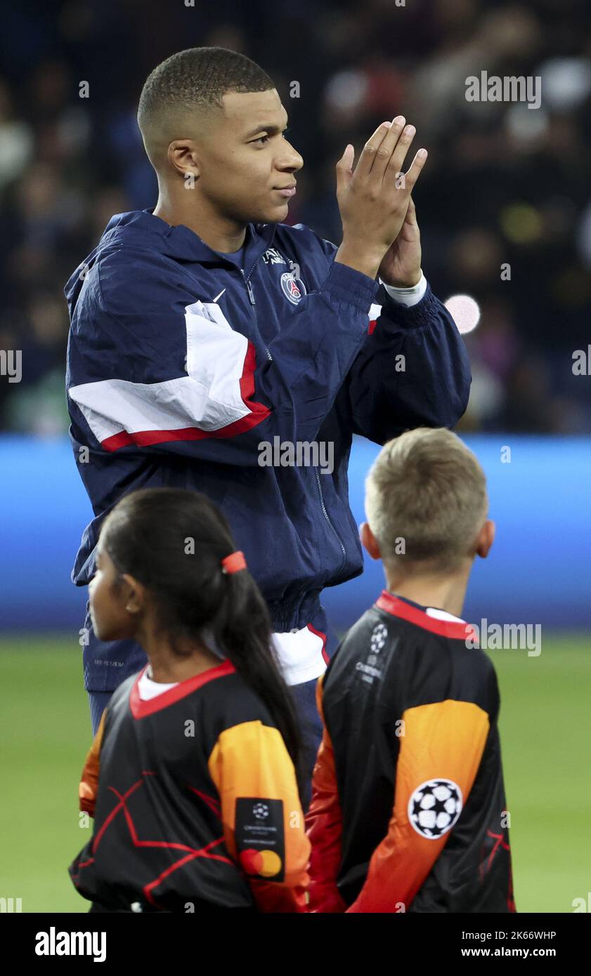 Kylian Mbappe of PSG during the UEFA Champions League, Group H football ...