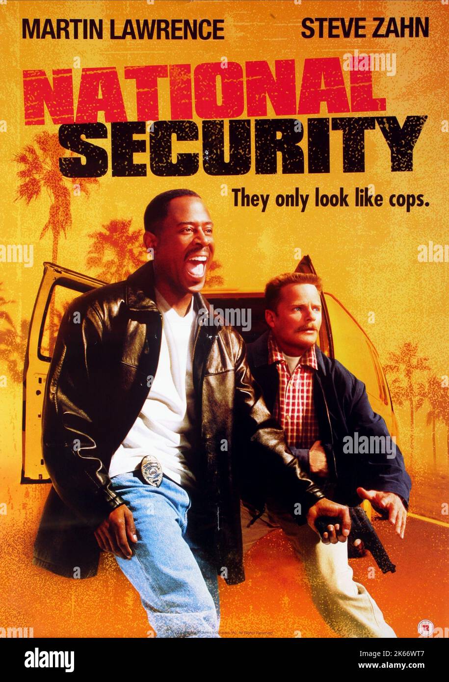 MARTIN LAWRENCE, STEVE ZAHN POSTER, NATIONAL SECURITY, 2003 Stock Photo ...
