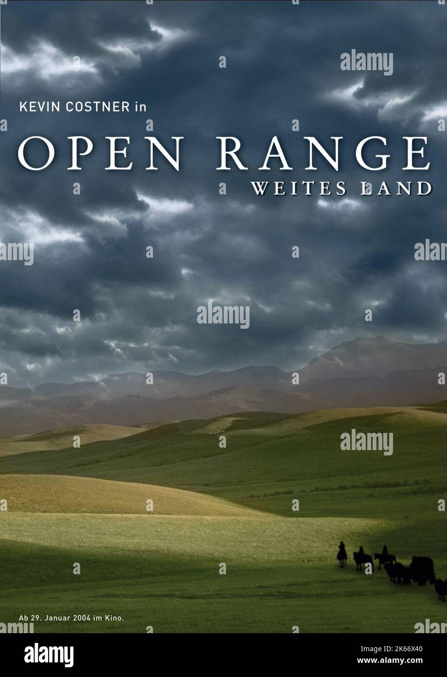 MOVIE POSTER, OPEN RANGE, 2003 Stock Photo - Alamy MOVIE POSTER, OPEN RANGE, 2003 Stock Photo - Alamy