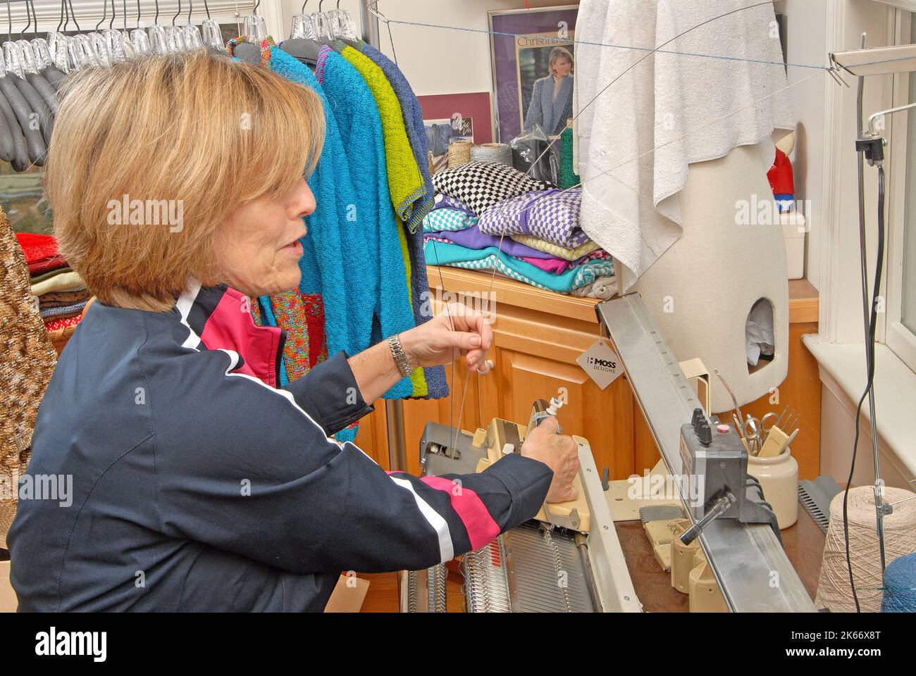 Textile Apparel Workers Stock Photo - Alamy