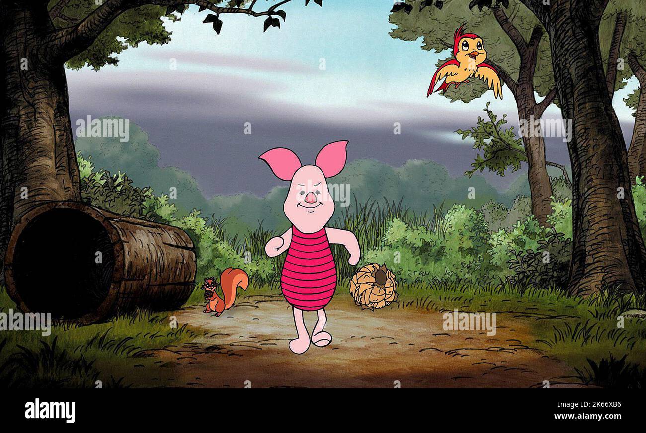 SQUIRREL,PIGLET,BIRD, PIGLET'S BIG MOVIE, 2003 Stock Photo - Alamy