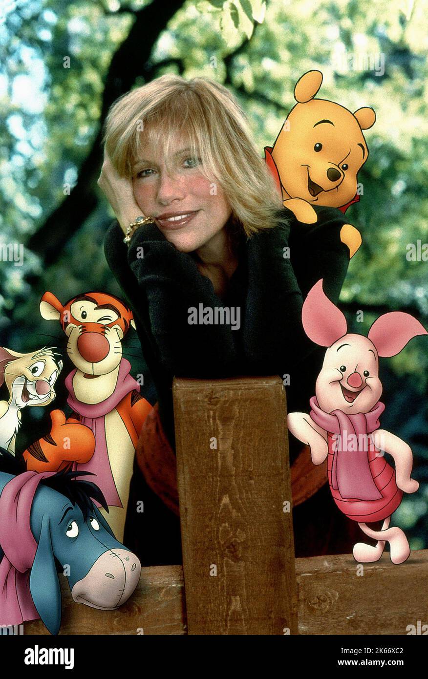 CARLY SIMON WITH RABBIT, EEYORE, TIGGER, WINNIE THE POOH, PIGLET ...