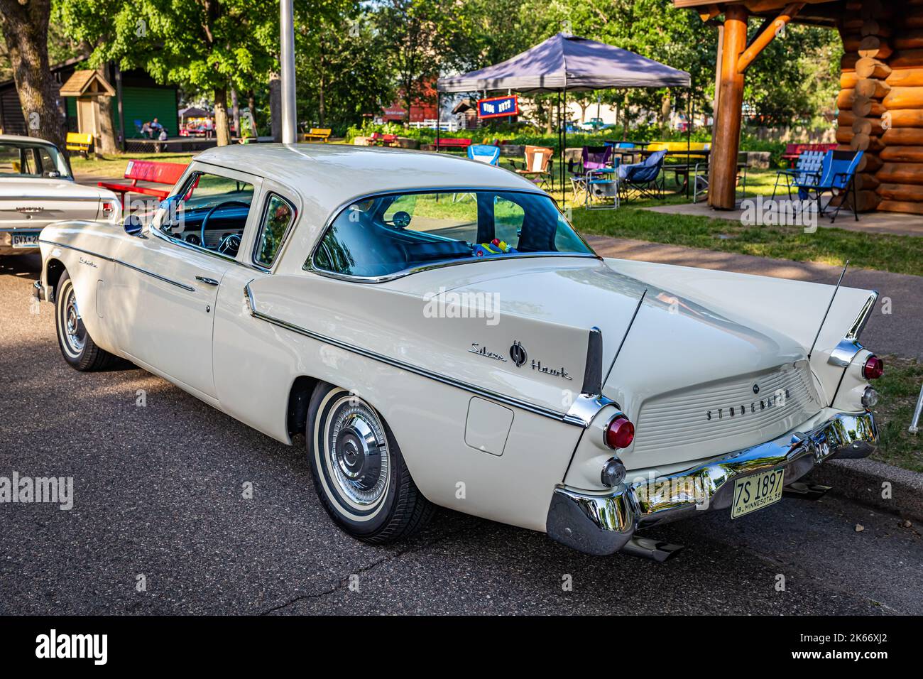 Falcon Heights, MN - June 19, 2022: High perspective rear corner view ...