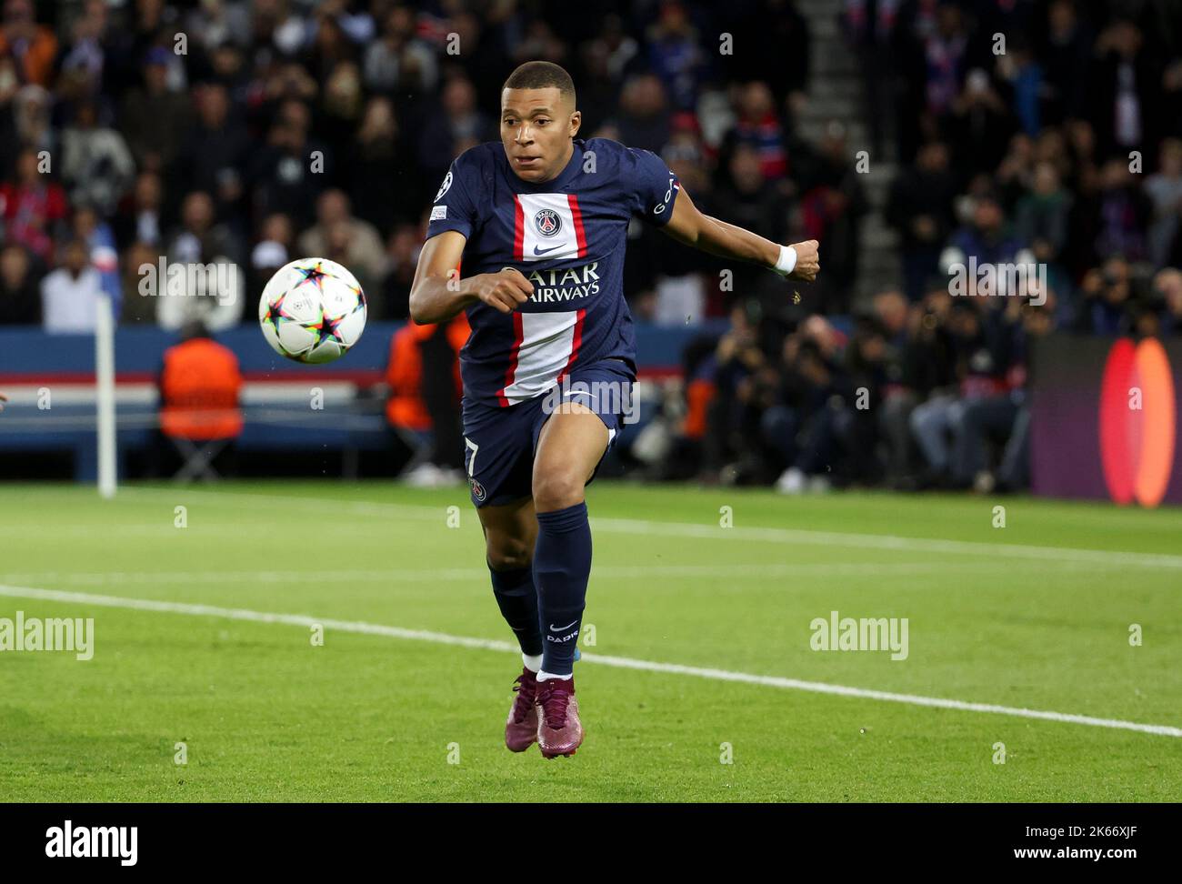 Kylian Mbappe of PSG during the UEFA Champions League, Group H football ...