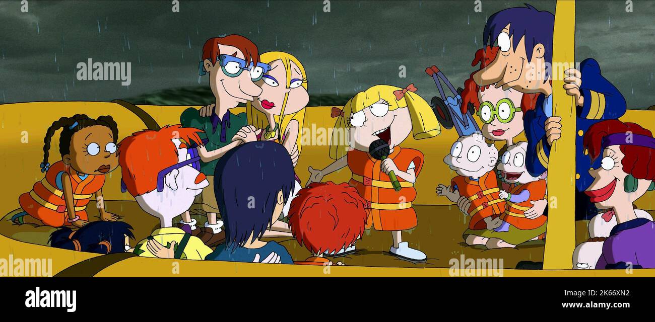 SUSIE, ANGELICA, TOMMY, DIDI, DIL, STU, RUGRATS GO WILD, 2003 Stock ...