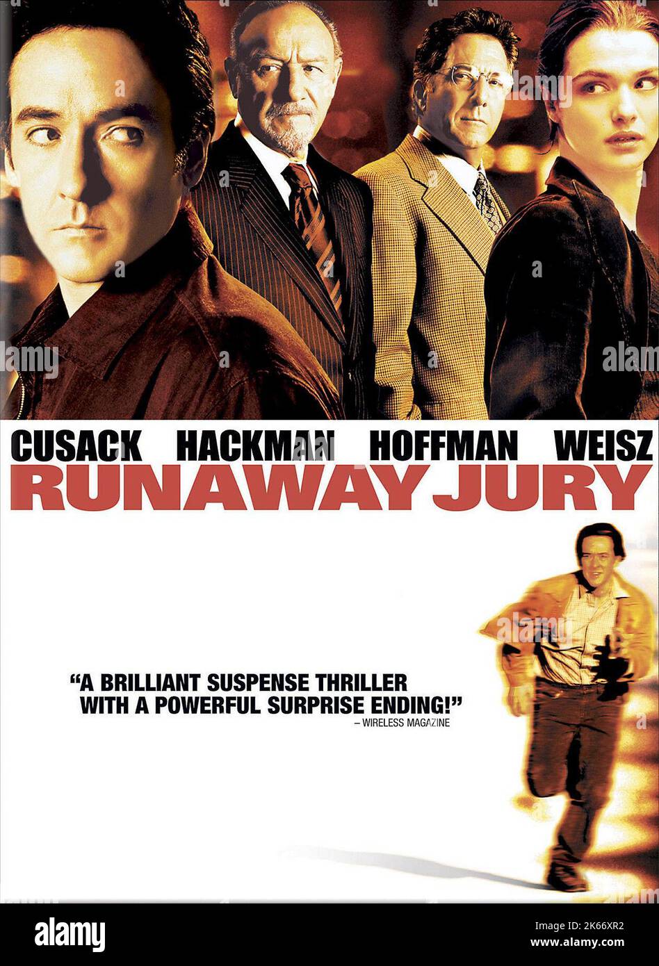 JOHN CUSACK, GENE HACKMAN, DUSTIN HOFFMAN, RACHEL WEISZ POSTER, RUNAWAY ...