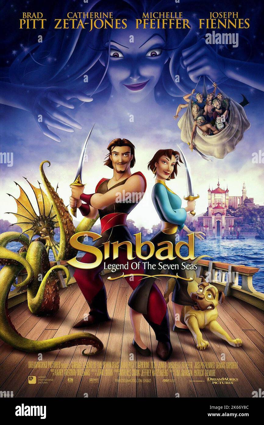 SINBAD, MARINA, SPIKE, SINBAD: LEGEND OF THE SEVEN SEAS, 2003 Stock Photo - Alamy