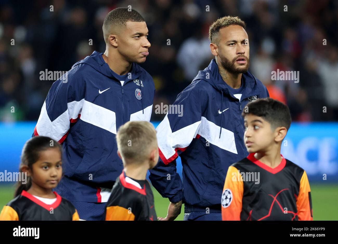 Kylian Mbappe, Neymar Jr of PSG during the UEFA Champions League, Group ...