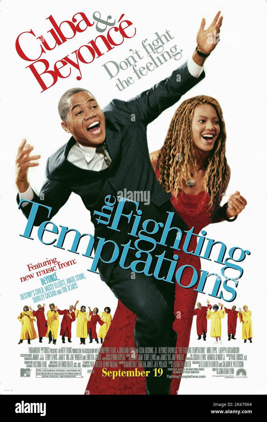 CUBA GOODING JNR, BEYONCE KNOWLES, THE FIGHTING TEMPTATIONS, 2003 Stock ...