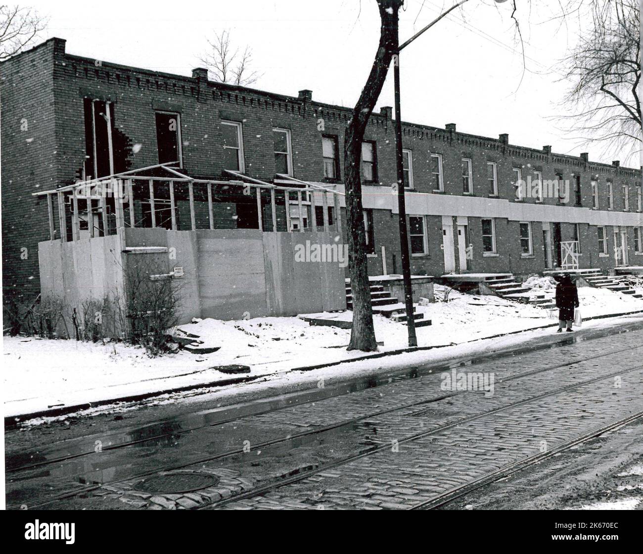 Photograph of Units (22) Being Rehabilitated with FHA Assistance at ...