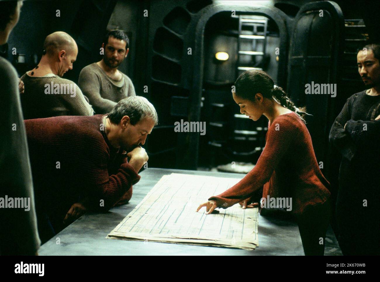 DAVID ROBERTS, JADA PINKETT SMITH, THE MATRIX REVOLUTIONS, 2003 Stock ...